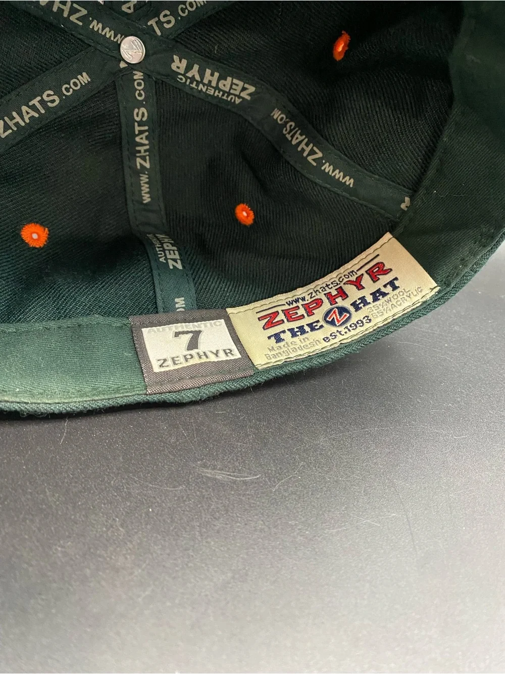 Zephyr | Accessories | Vintage Miami Hurricanes Hat Cap Size 7 Green ...
